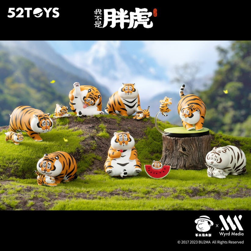 Alexander the Fat Tiger Pang Hu & Baby Series 2 Figures-Bu2ma x 52Toys ...