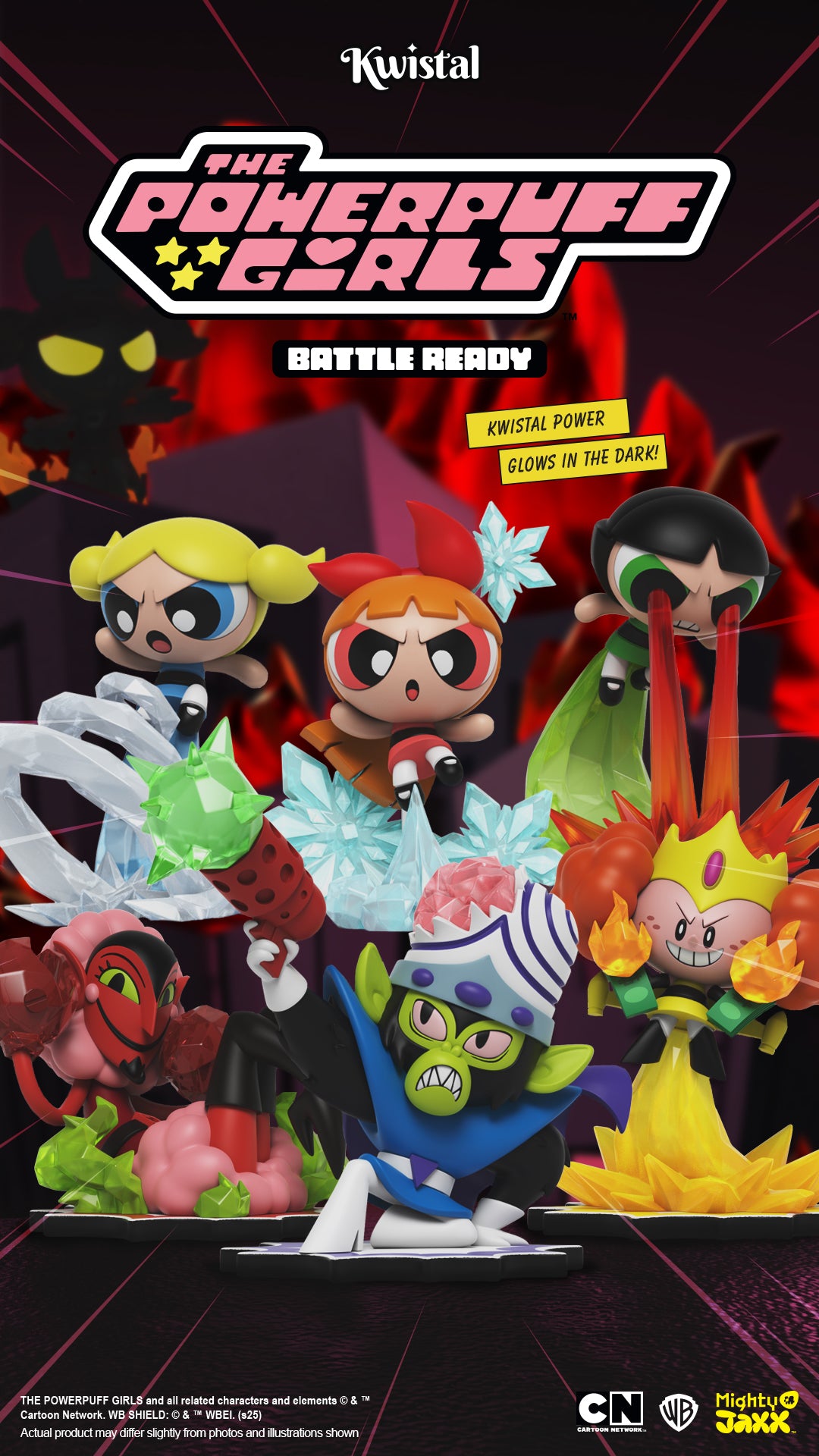 Kwistal Powerpuff Girls Battle Ready by Cartoon Network x Mighty Jaxx ...