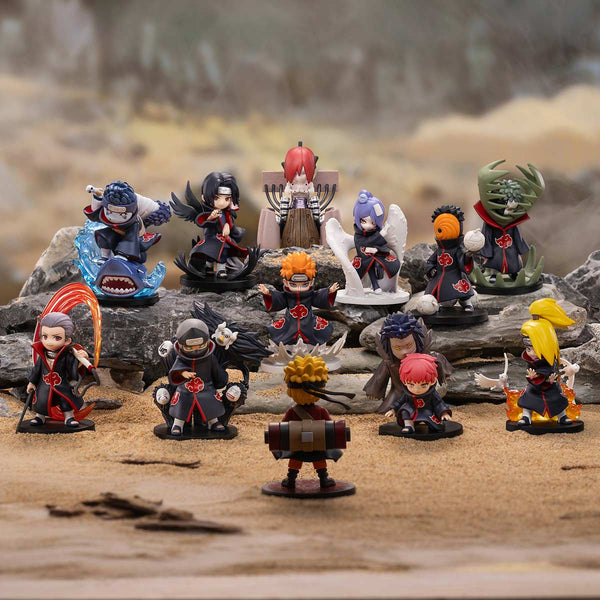POP MART Naruto Shippuden Series Battle Against Akatsuki Themed Figure ...